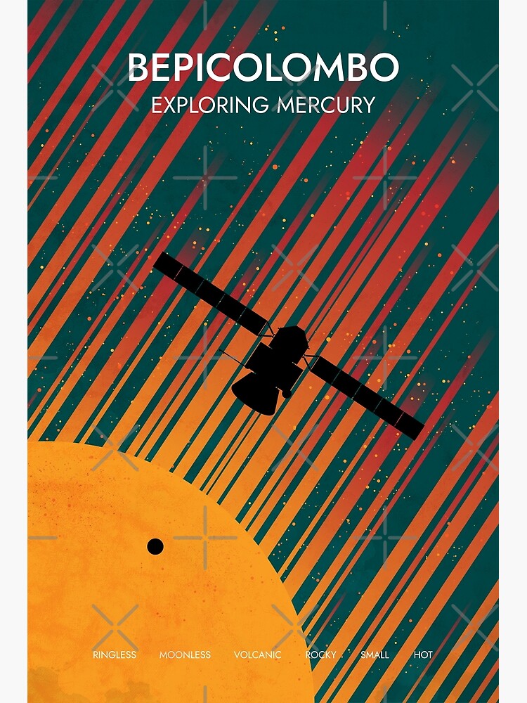 "BepiColombo. Exploring Mercury (Pop)" Poster for Sale by BGALAXY ...