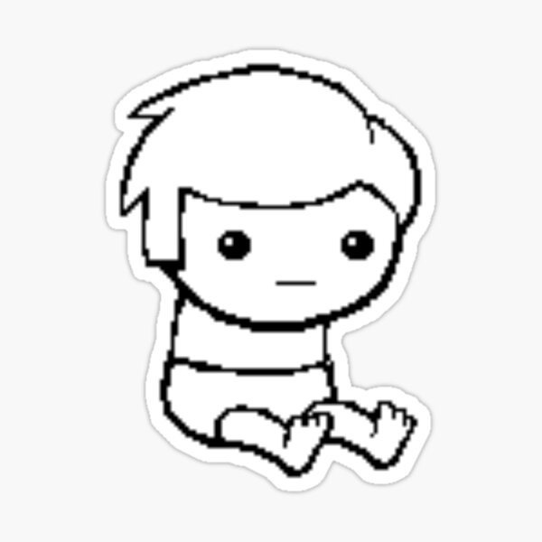 "baby dave" Sticker for Sale by dogboydraws | Redbubble