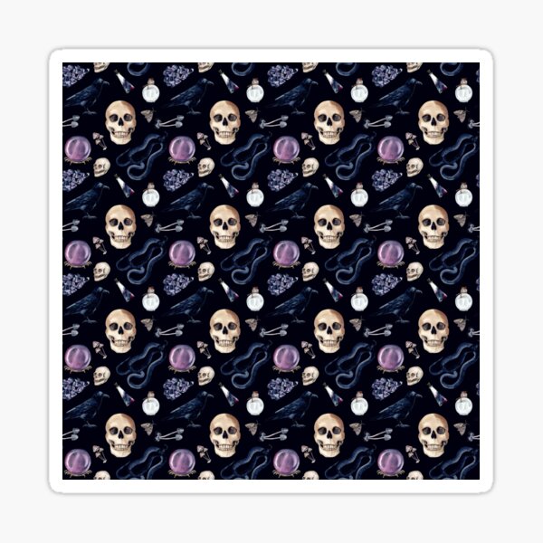 "Spellbound" Sticker for Sale by BlackCatArtBB | Redbubble