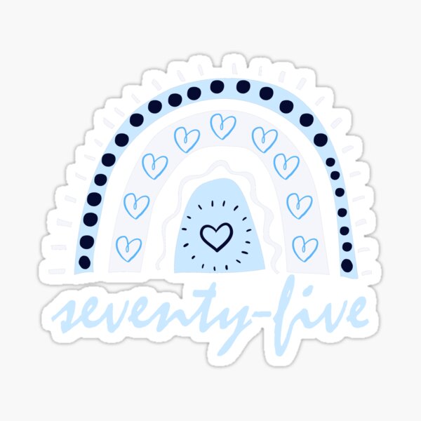 "Seventy Five Year Old Seventy Fifth Birthday Cute Fun Doodle Boho ...