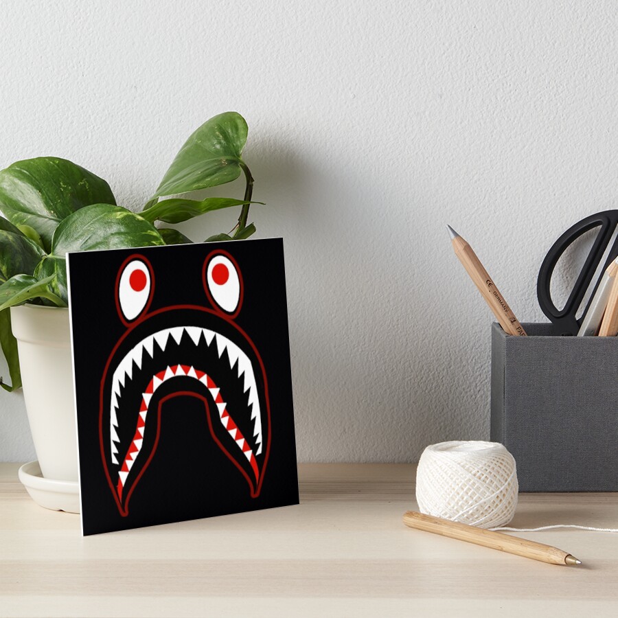 "A Bathing Ape A smiling shark mouth, A Bathing Ape Shark face Bape US ...