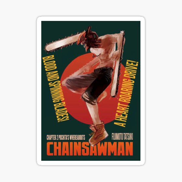 "Denji Chainsaw Man Sticker" Sticker for Sale by Tenshi33 | Redbubble