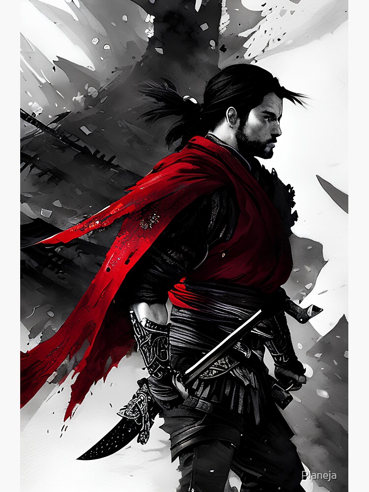 "Vagabond Warrior " Sticker for Sale by Planeja | Redbubble