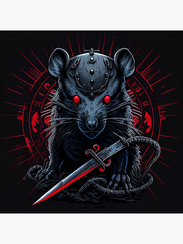 "Ultimate rat guard " Sticker for Sale by Voiddisciple | Redbubble