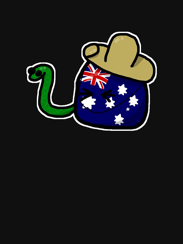 "Australia Countryball bitten by a snake - usball polandball ...