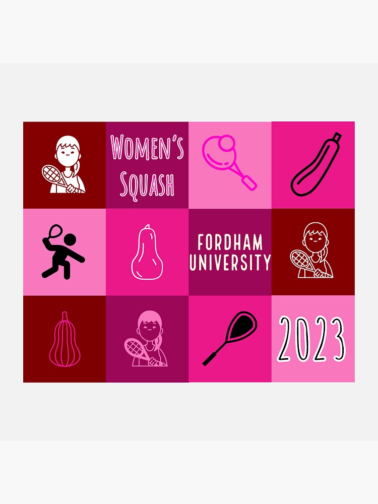 "Fordham Squash" Sticker for Sale by fordhamsquash | Redbubble