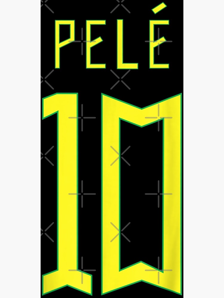 Impression photo « Pele 10 Brazil The King - Légende du football Pelé ...