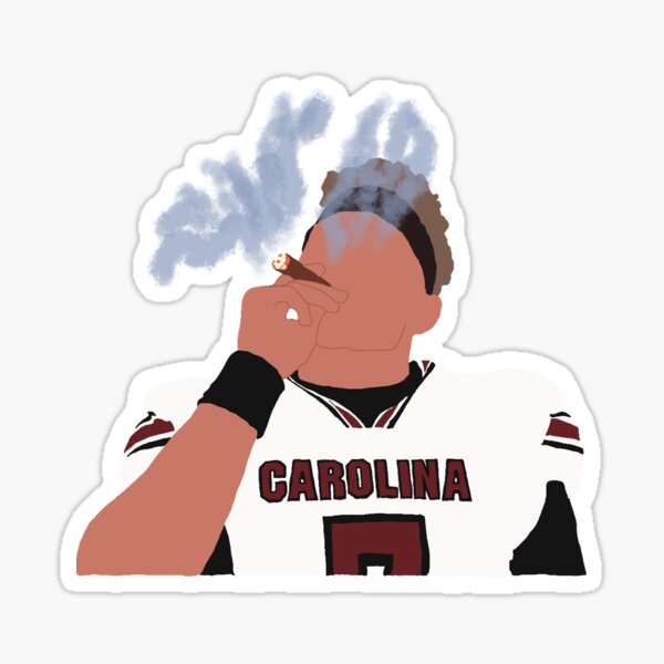 "Spencer Rattler Smoking" Sticker for Sale by knightdrawings | Redbubble
