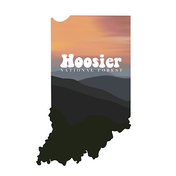 "Hoosier National Forest" Sticker for Sale by sgmckay | Redbubble