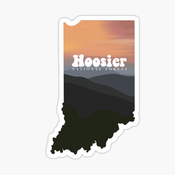 "Hoosier National Forest" Sticker for Sale by sgmckay | Redbubble
