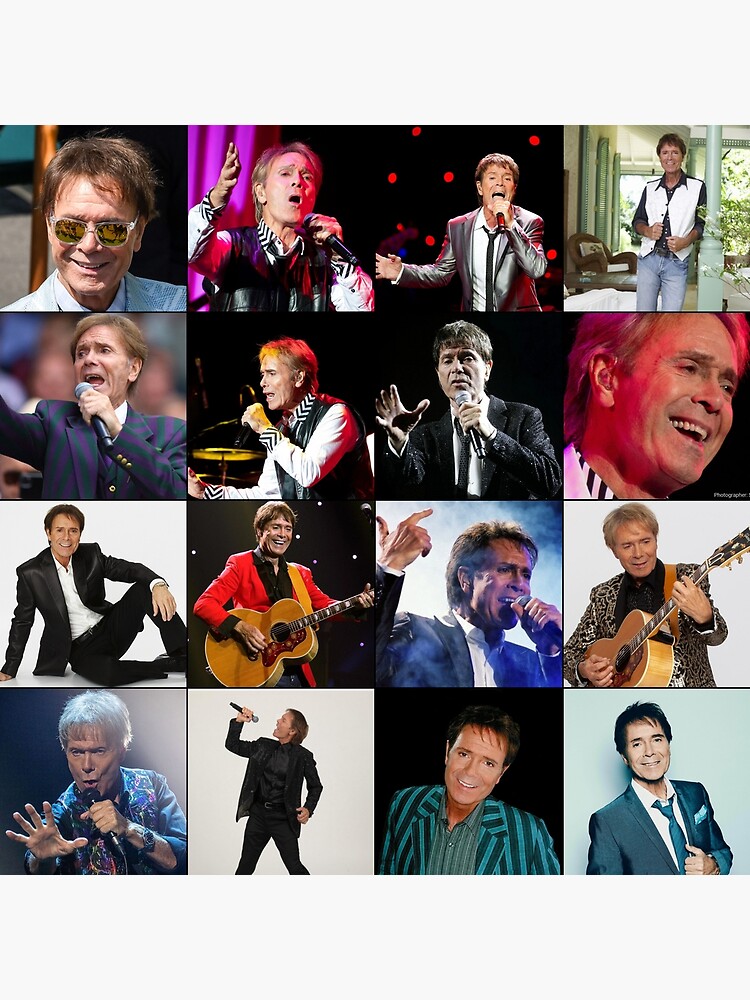 "Cliff Richard Veteran English Singer - Creative Photo Collage" Poster ...