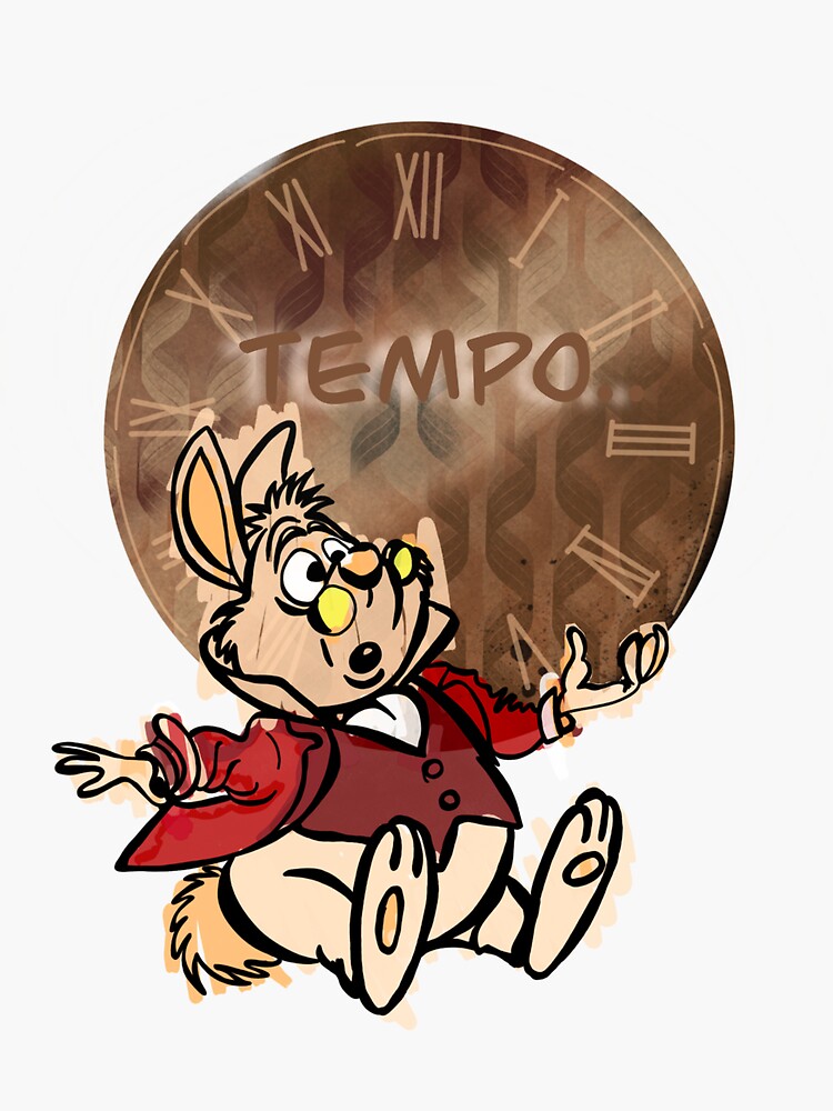 "Tempo " Sticker for Sale by Dueperuno | Redbubble