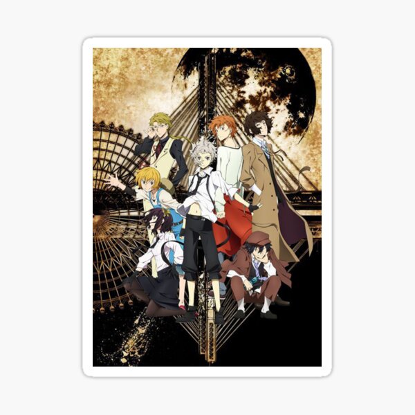 "Bungou Stray Dogs" Sticker for Sale by HD90 | Redbubble