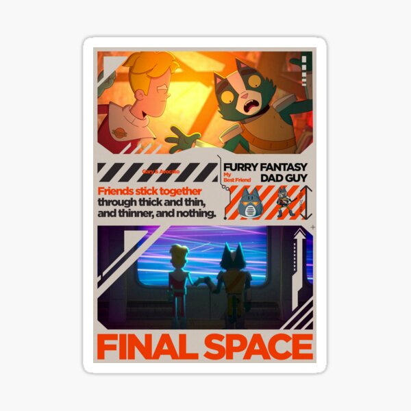 "Final Space | Gary and Avocato" Sticker for Sale by PhilKony | Redbubble