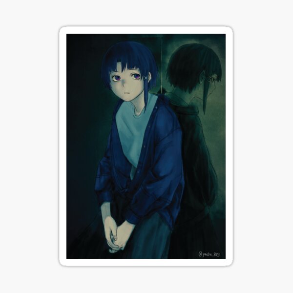 "Serial Experiments Lain" Sticker for Sale by talay-fonttns | Redbubble
