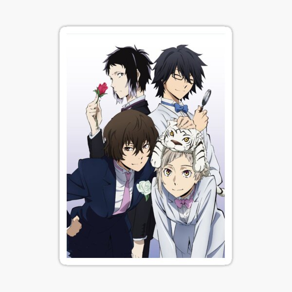 "Nakajima - Dazai" Sticker for Sale by HD90 | Redbubble