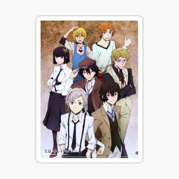 "Bungou Stray Dogs" Sticker for Sale by HD90 | Redbubble
