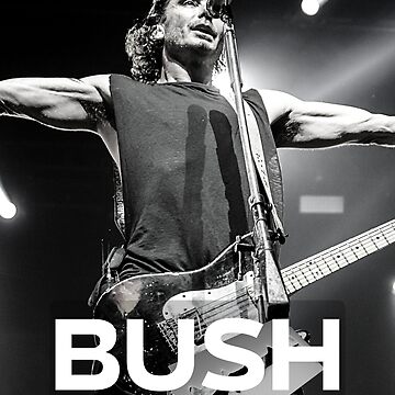 "BUSH ROCK BAND Tour - Bush Fan Edition - Nostalgic 90s" Sticker for ...