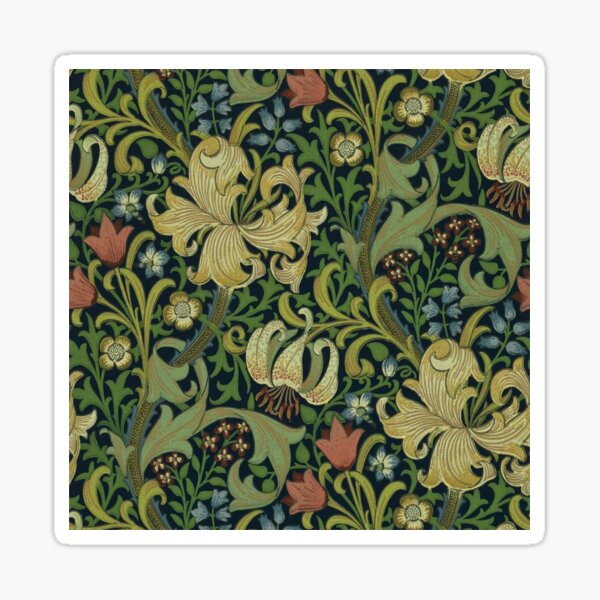 "william morris" Sticker for Sale by Allanluxury | Redbubble