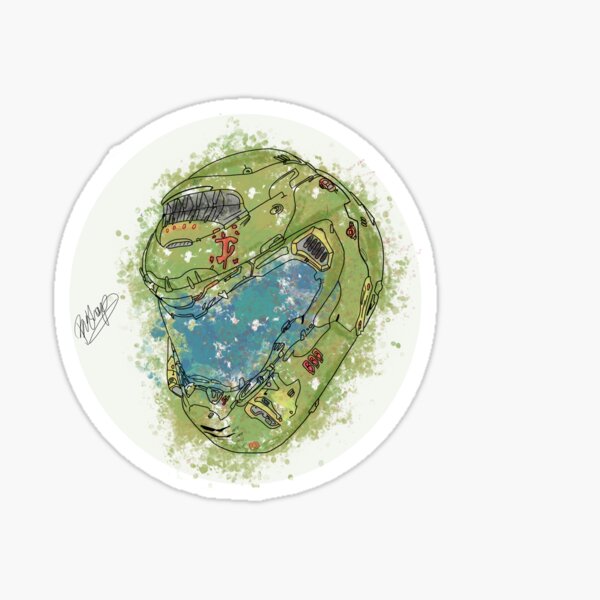 "Graffiti Doom guy" Sticker for Sale by Art-of-Bishop | Redbubble