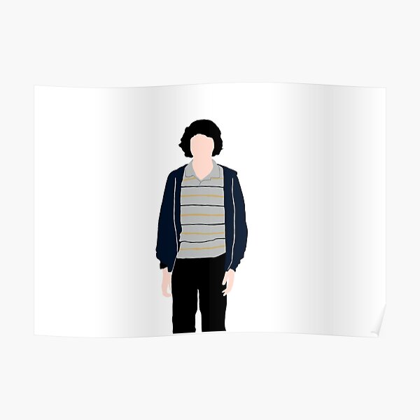 "Minimalist Mike Wheeler " Poster for Sale by LouisePower | Redbubble