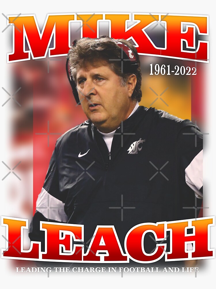 "MIKE LEACH" Sticker for Sale by StagnantStore | Redbubble