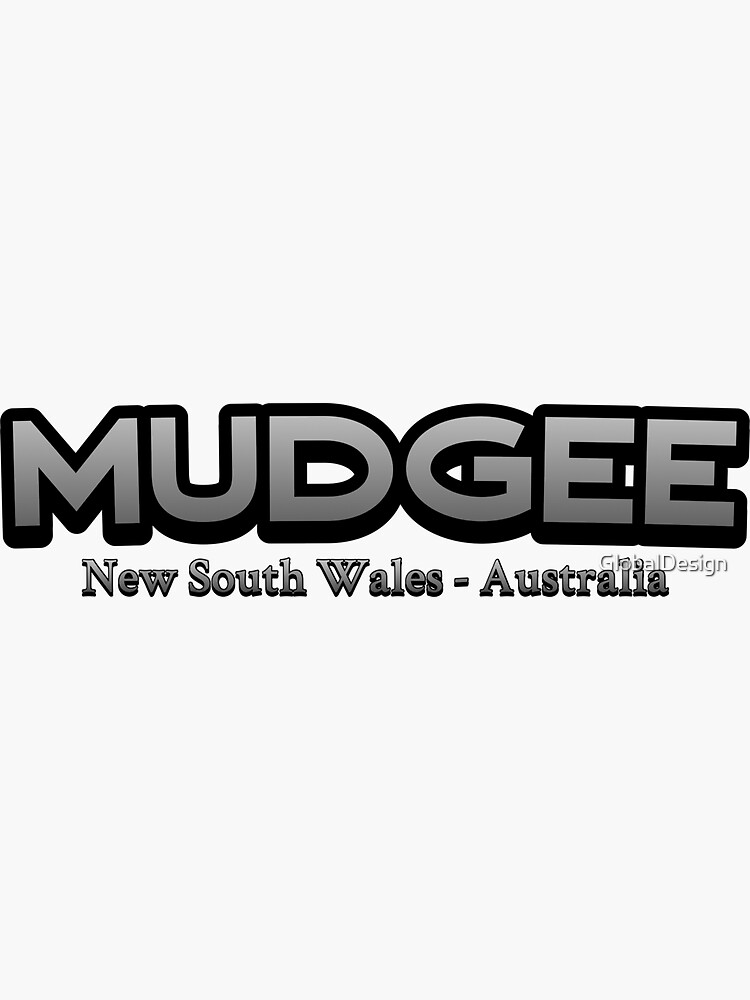 "Mudgee - New South Wales - Australia" Sticker for Sale by GlobalDesign ...