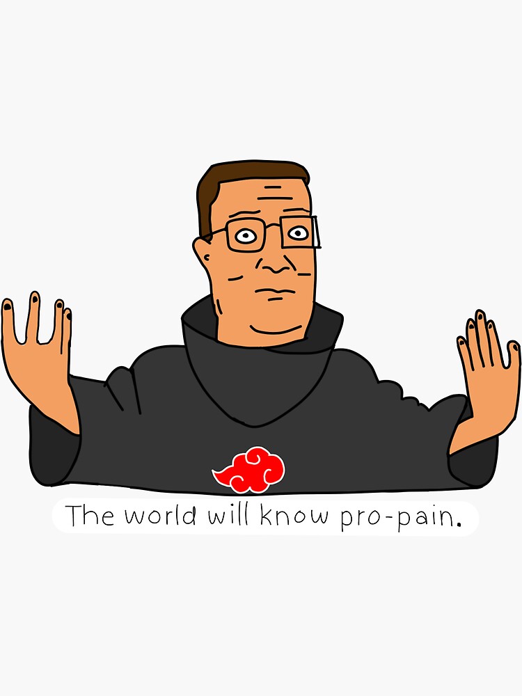 "Pro-pain" Sticker for Sale by giga-whale | Redbubble