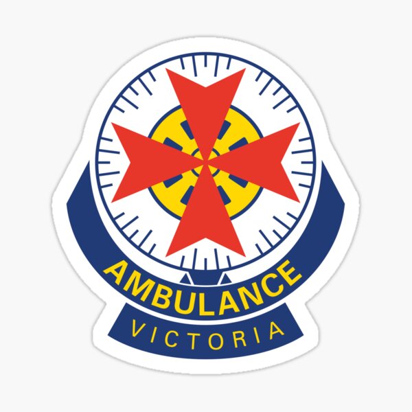 "Ambulance Victoria " Sticker for Sale by Benb2567 | Redbubble