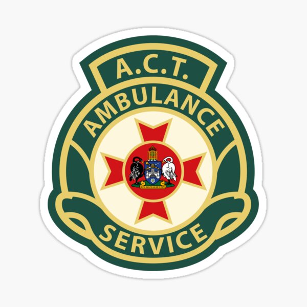 "ACT Ambulance - ESA ACT" Sticker for Sale by Benb2567 | Redbubble