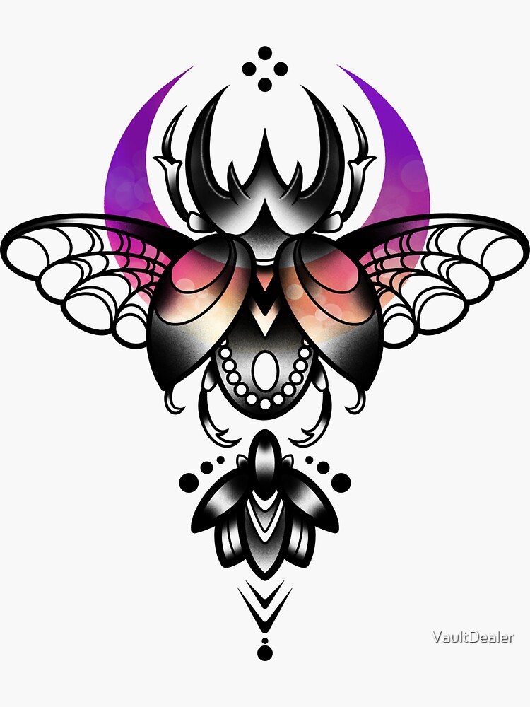"moon beetle" Sticker for Sale by VaultDealer | Redbubble