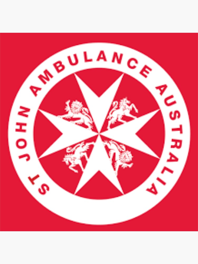 "NT Ambulance - St John Ambulance Australia" Sticker for Sale by HAPPY ...