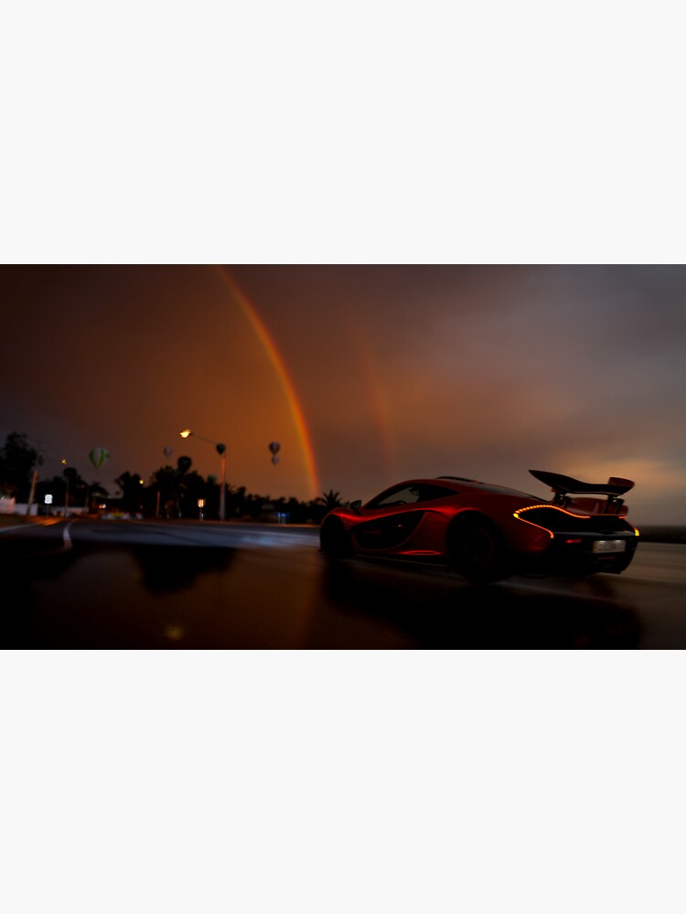 "Mclaren P1 Rainbow" Sticker for Sale by Vlinny | Redbubble