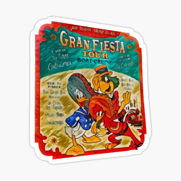 "Grand fiesta tour" Sticker for Sale by MaryPopsDesigns | Redbubble