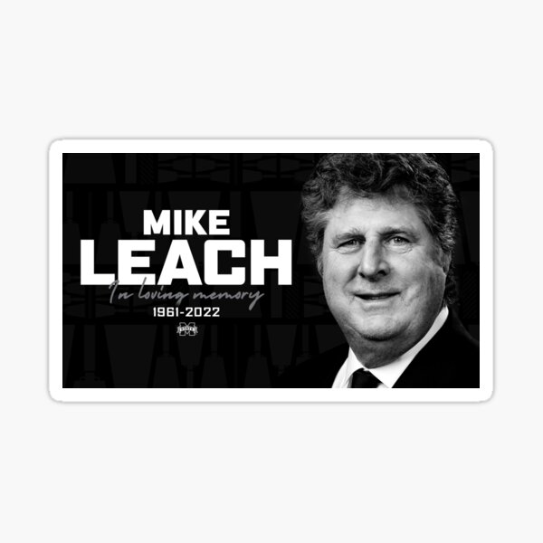 "Mike leach" Sticker for Sale by Obos10 | Redbubble