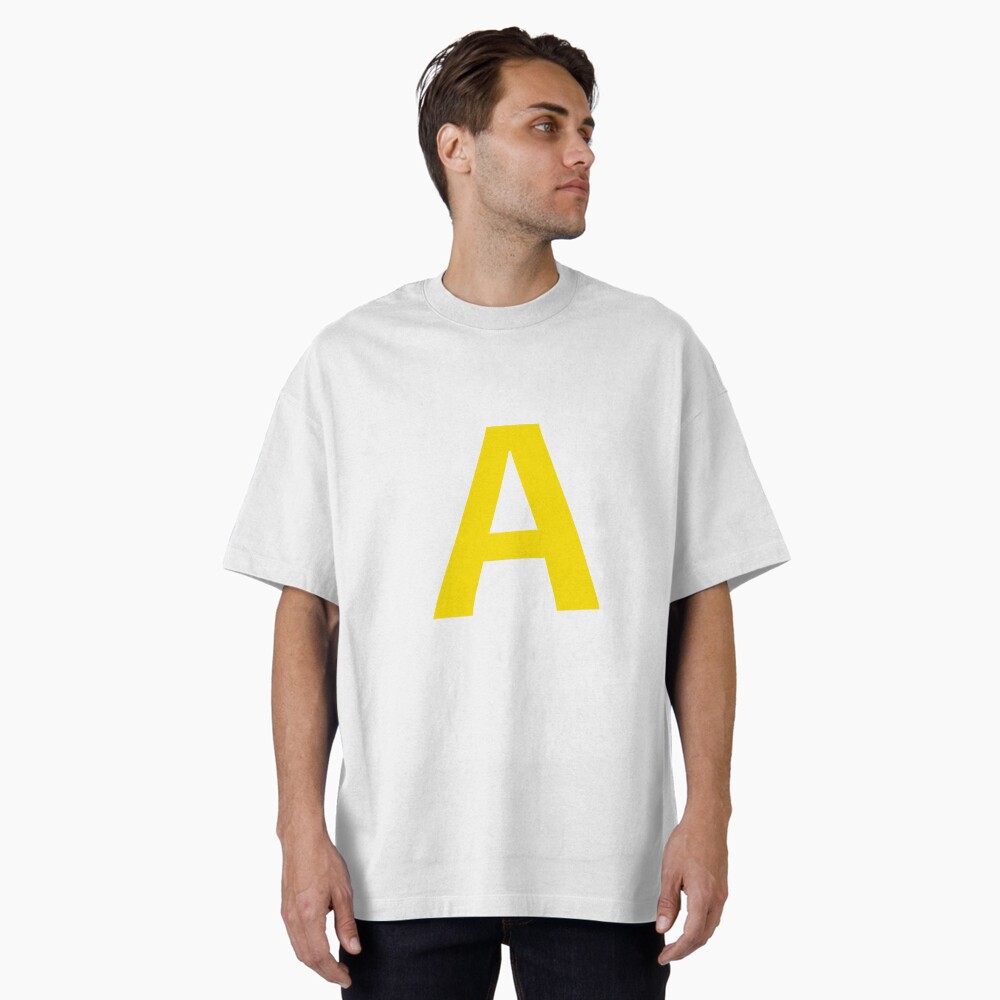 "Yellow color Letter A" Sticker for Sale by WECreations | Redbubble