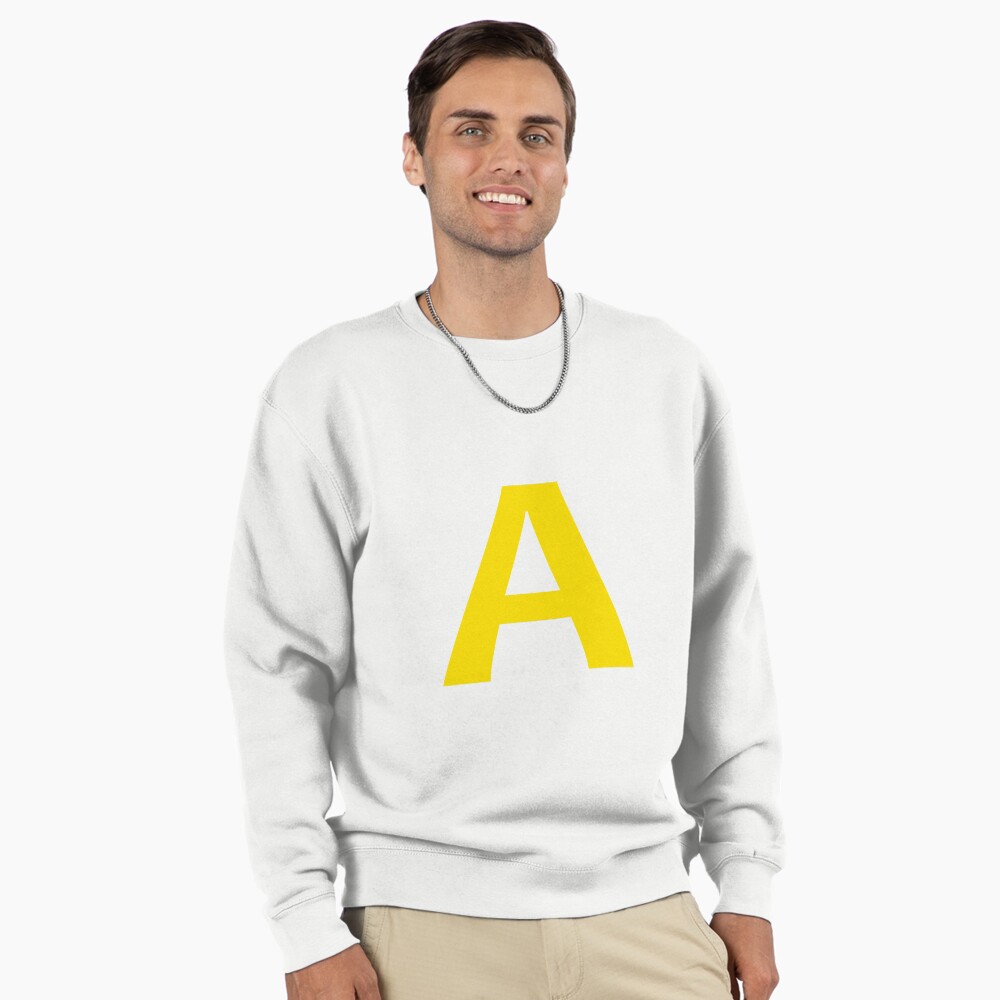 "Yellow color Letter A" Sticker for Sale by WECreations | Redbubble