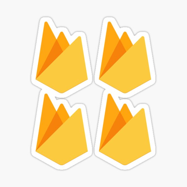 "Firebase Logo" Sticker for Sale by Mr Shy | Redbubble