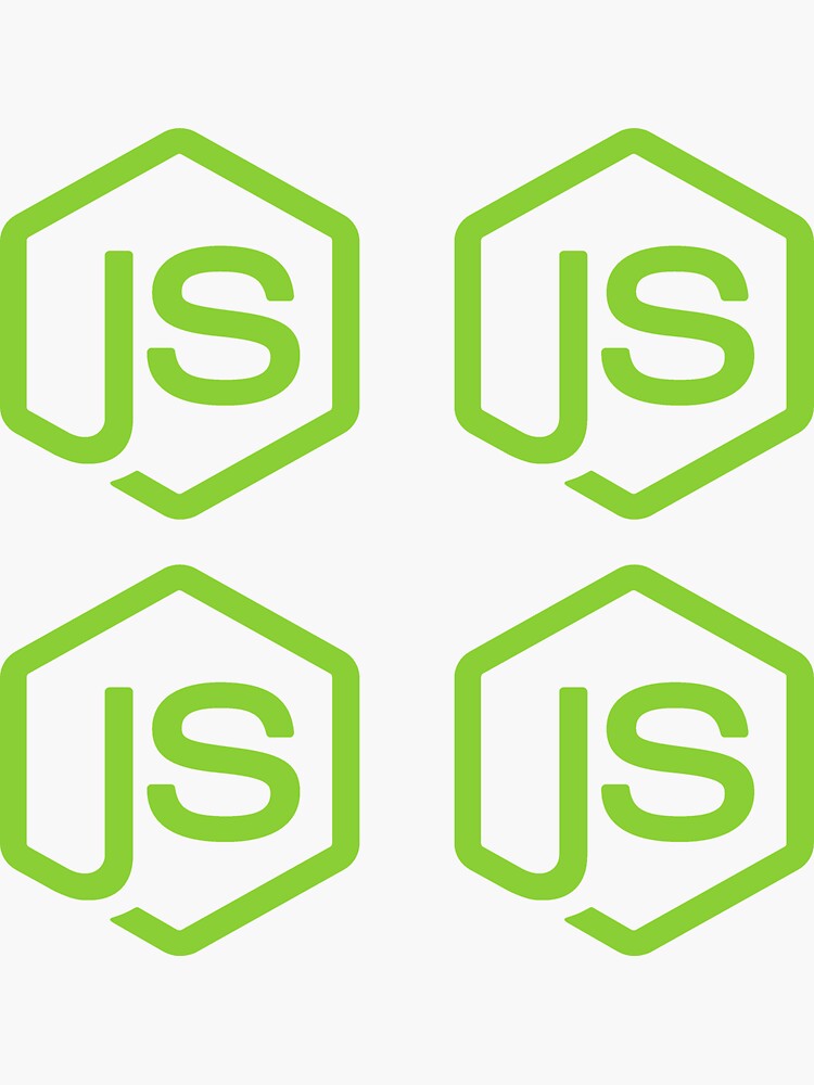 "Node Js Logo" Sticker for Sale by MrShy | Redbubble