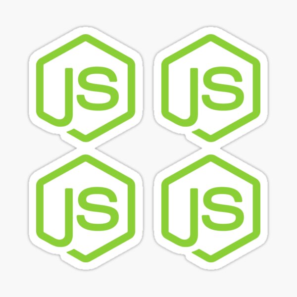 "Node Js Logo" Sticker for Sale by MrShy | Redbubble