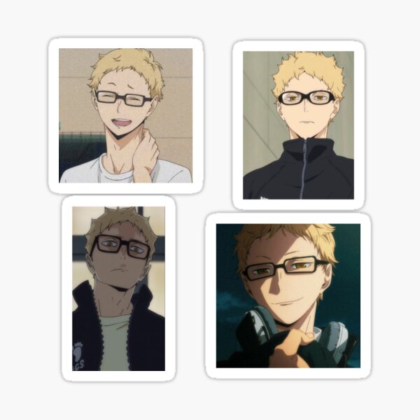 "Tsukishima Kei" Sticker for Sale by AzenethShop | Redbubble