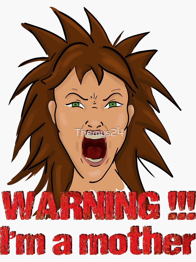 "angry mother" Sticker for Sale by Themys24 | Redbubble