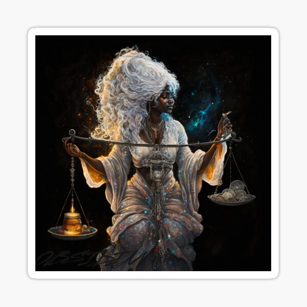 "Justice" Sticker for Sale by Obsidian-AI | Redbubble