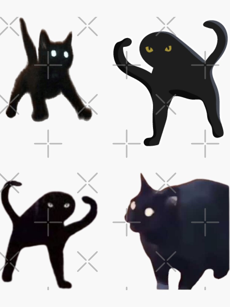 "Cursed Images: Black Cats -4Pack" Sticker for Sale by redakhatib ...