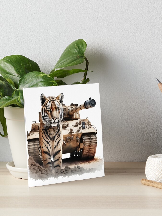 "Tiger Tank" Art Board Print for Sale by Briggsys | Redbubble