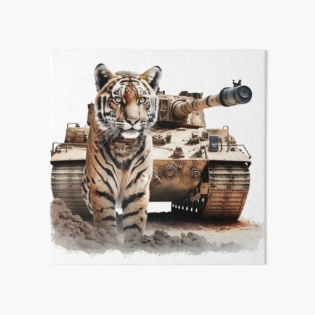"Tiger Tank" Art Board Print for Sale by Briggsys | Redbubble