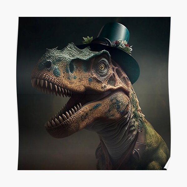 "How Ridiculous Rexy tyrannosaurus Merch prehistoric dinosaur" Poster ...