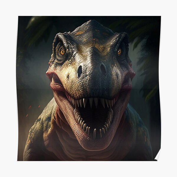 "How Ridiculous Rexy tyrannosaurus Merch prehistoric dinosaur" Poster ...