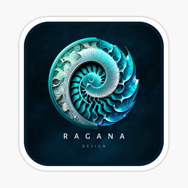 "RAGANA Design Logo" Sticker for Sale by RAGANADesign | Redbubble