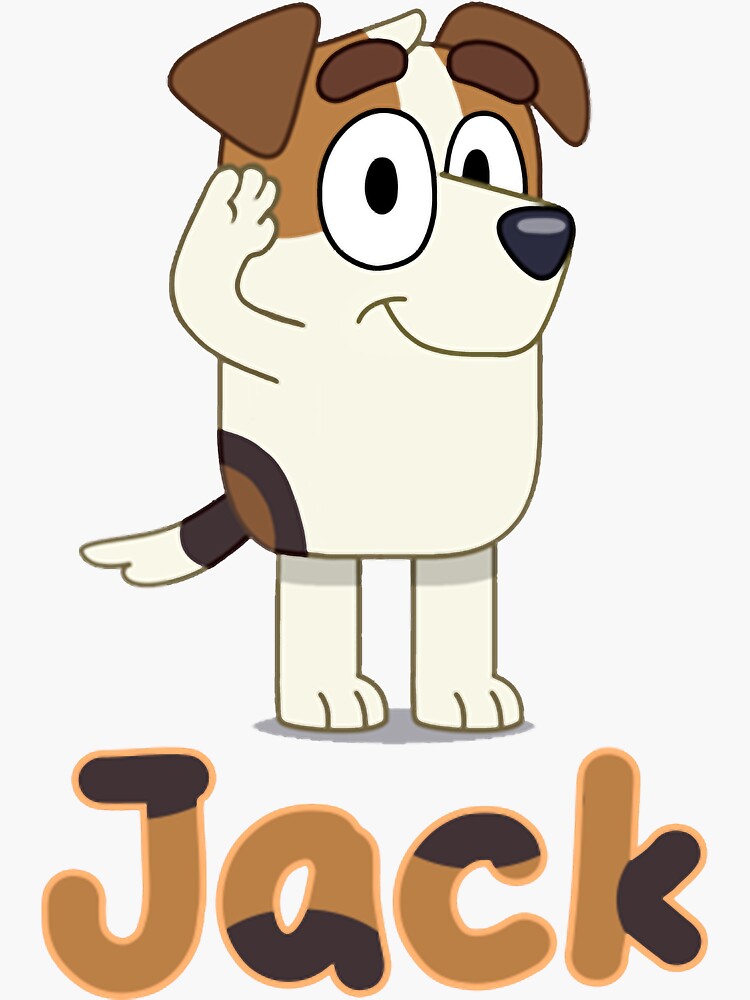 "Jack Blueys" Sticker for Sale by annaquinn642 | Redbubble